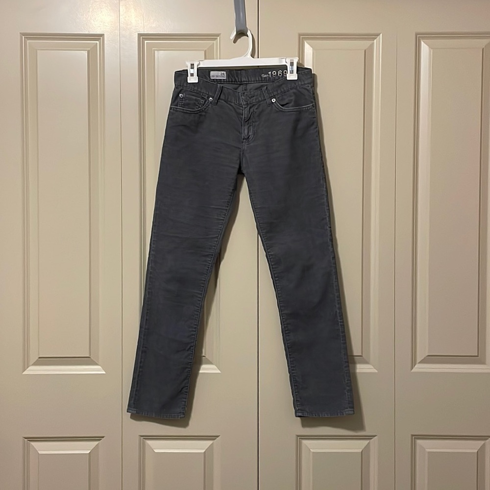 Gap Sexy Boyfriend Straight Leg Corduroy Pants - Gem